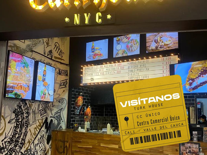 TURK HOUSE NYC, restaurante de comida turca en Cali y Bogotá